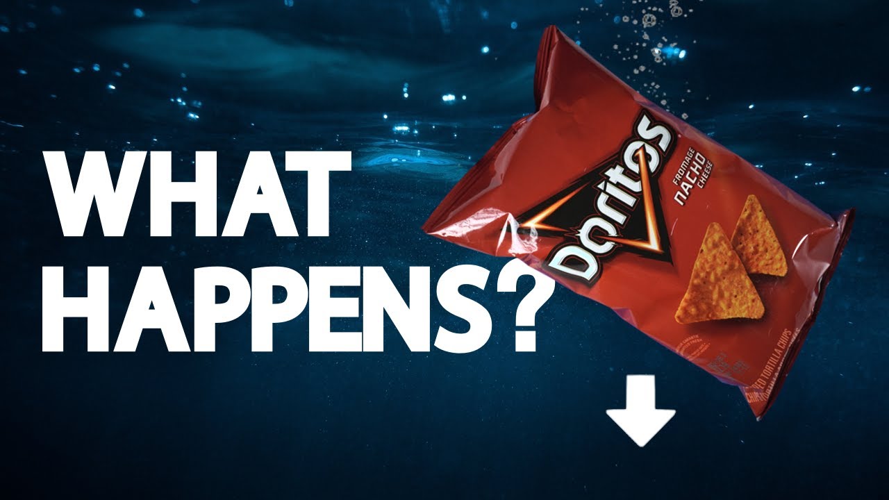 Pulling a Bag of Doritos Chips into the Deep Ocean - YouTube