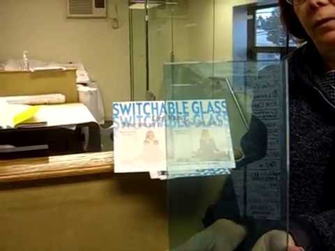 Magic Liquid Crystal Switchable Privacy Glass - YouTube