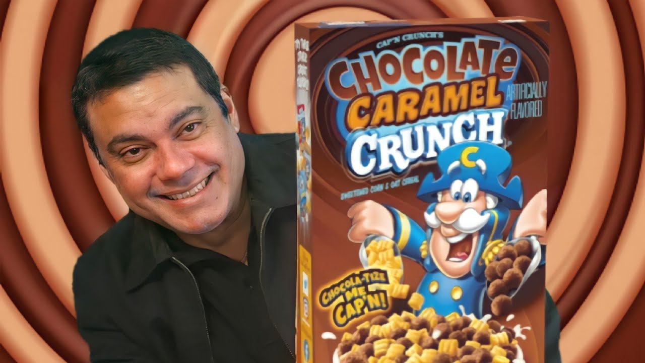 CAPTAIN CRUNCH CHOCOLATE CARAMEL CRUNCH - food review - YouTube