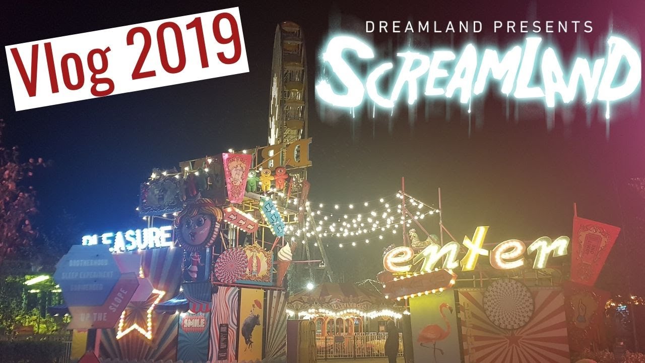 Screamland Margate Review Vlog INSIDE THE MAZES! (Dreamland) - YouTube