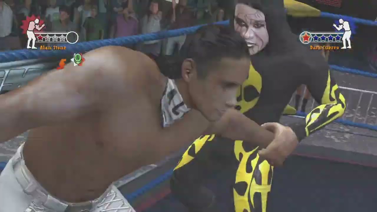 Alan Stone Versus Dark Cuevo (Lucha Libre AAA: Héroes Del Ring) - YouTube