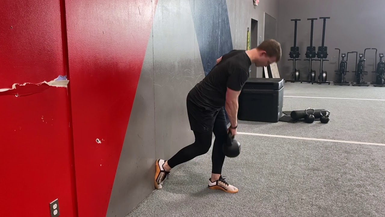 Wall-Reference Single-Leg Deadlift - YouTube