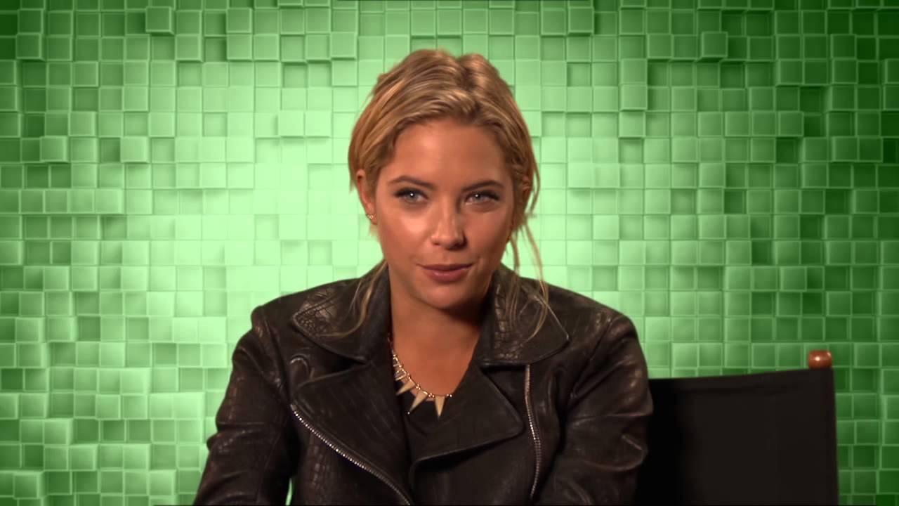 Pixels: Ashley Benson "Lady Lisa" Behind the Scenes Movie Interview ...
