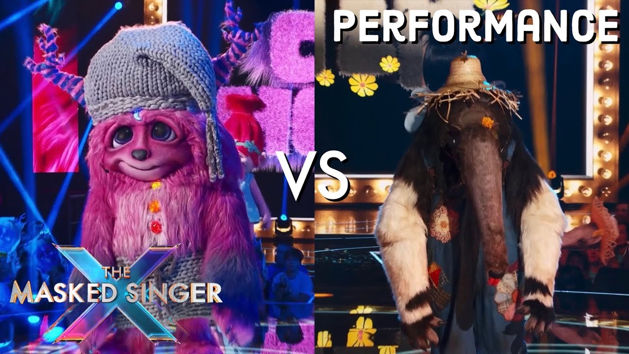 Cuddle Monster & Anteater sing “Can’t Stop The Feeling!” | THE MASKED ...