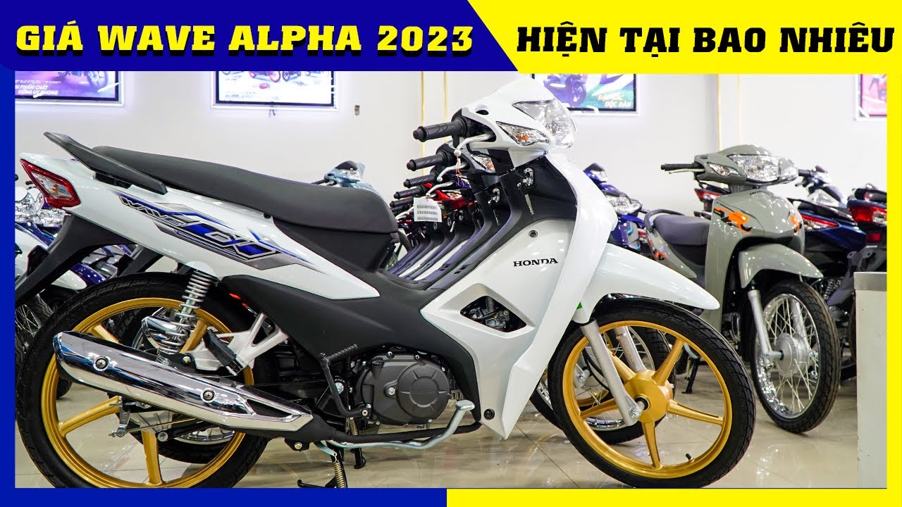 Giá xe Wave Alpha 2023 Mới Nhất Tháng 6 / Chỉ Cần Đưa Trước 5 Triệu CUA ...