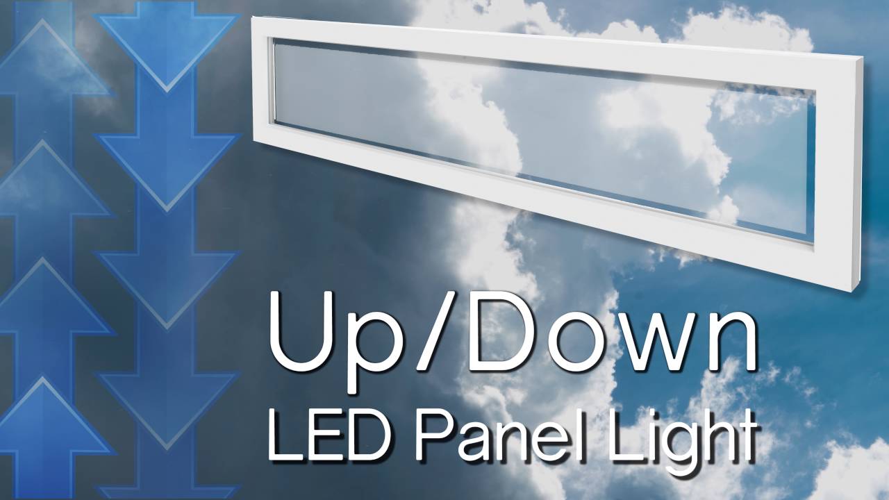 LED Panel Light Fixture Up and Down Panel Light - YouTube