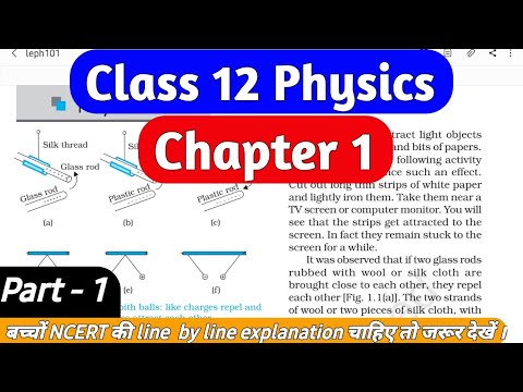electric charges and fields,class 12 physics chapter 1, introduction ...