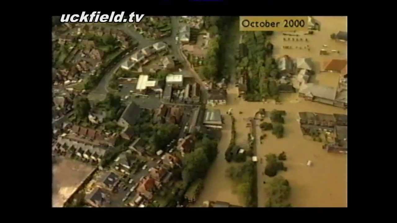 A year after the Uckfield flood of 2000 - YouTube