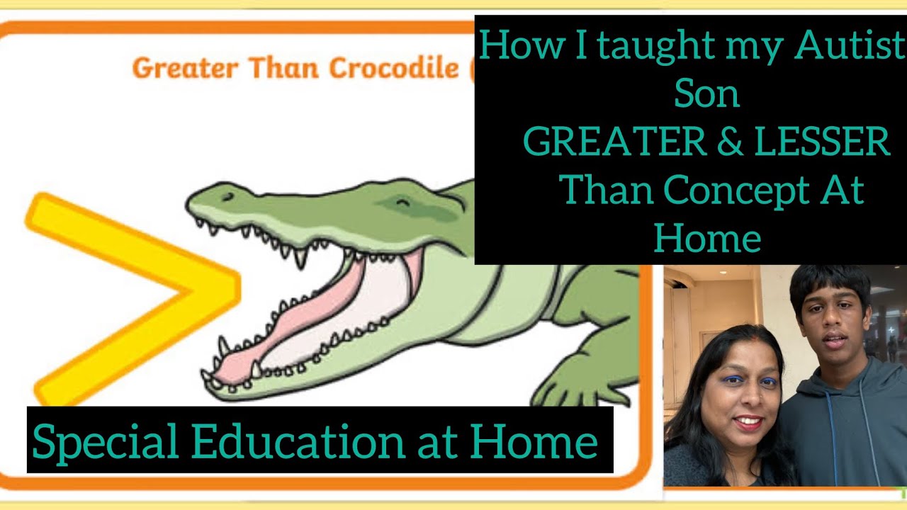 How I taught my son GREATER & LESSER than Concept #autistic #autism # ...