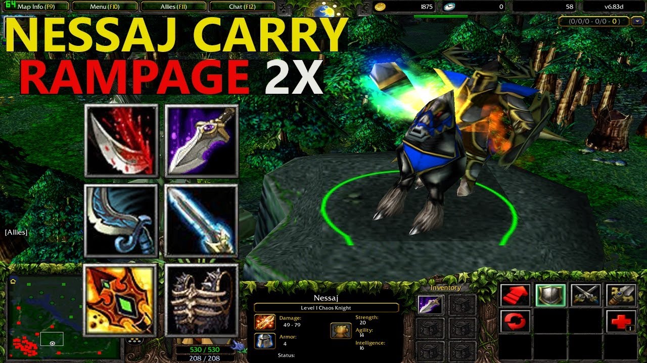 Chaos Knight - Double Rampage! | LeFlopJames vs mymNothingToSay | EU ...