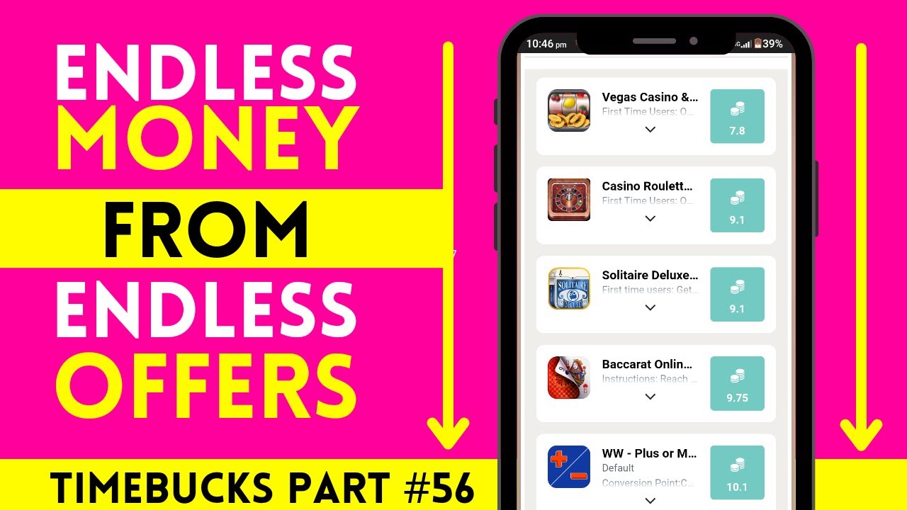TimeBucks Part 56 | Endless Money From Endless Offers | Notik Me New ...