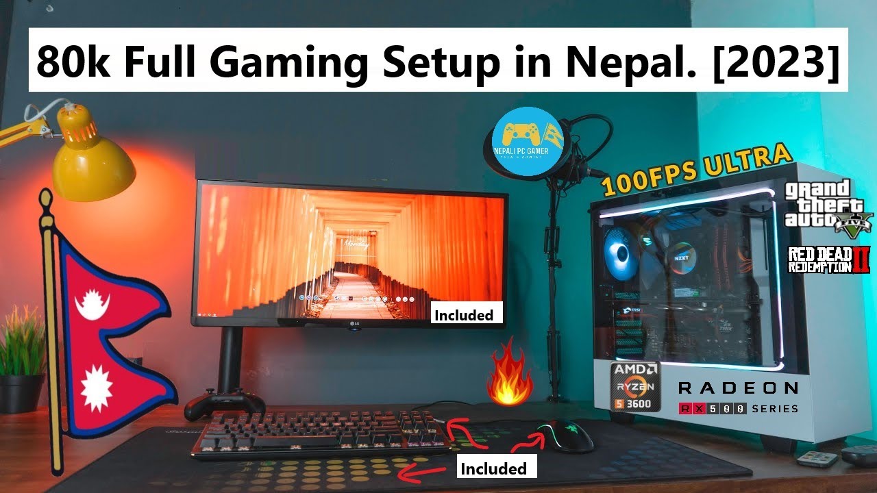 Ultimate Full Gaming Setup Build Under 80k in Nepal:Ryzen5, RX580, 22 ...