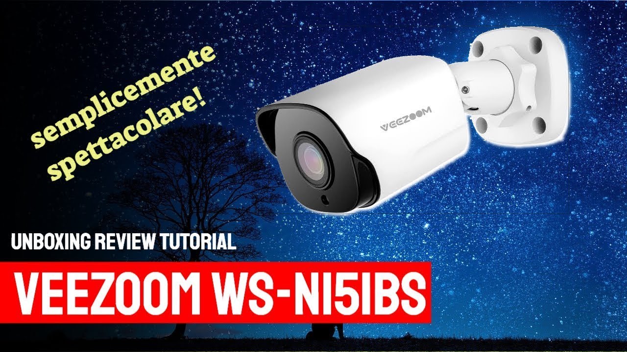 unboxing recensione e tutorial Veezoom 5mp camera, vede pure le stelle ...