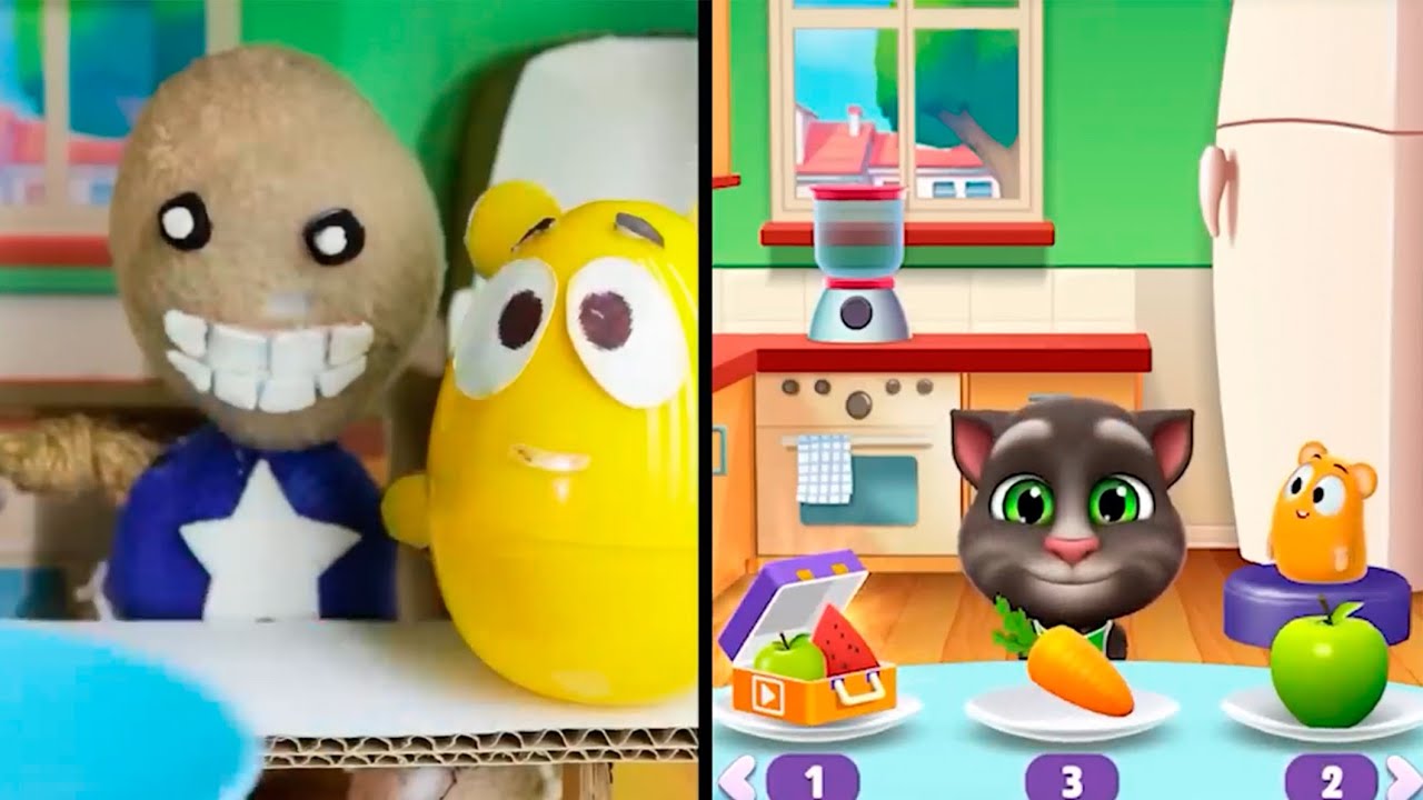 DIY Buddy in The My Talking Tom game | My Talking Tom Friends - YouTube