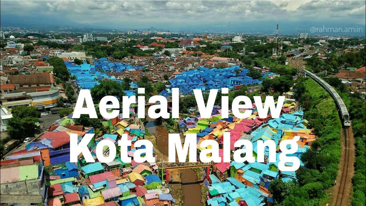 Aerial View Landmark Malang Raya - YouTube