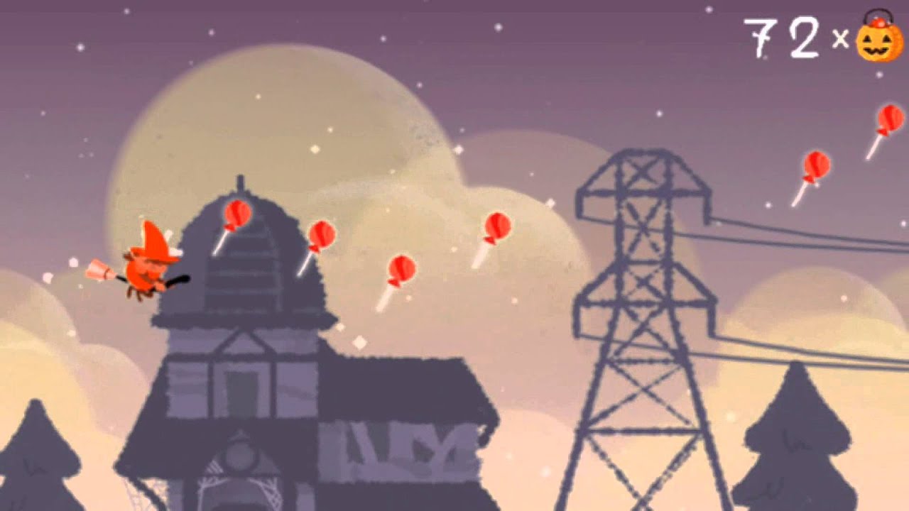 Global Candy Cup - halloweenowa gra od Google #09 - YouTube