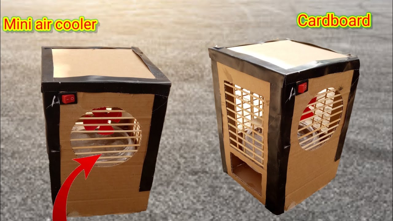 Mini cooler at home | How to make mini air coolor at home | easy and ...