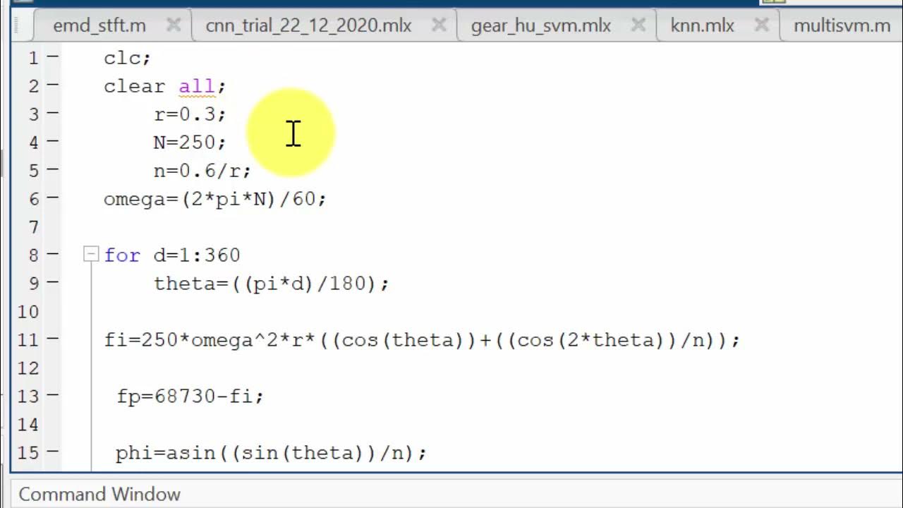 Turning Moment Diagram using MATLAB | MATLAB for Mechanical Engineers ...