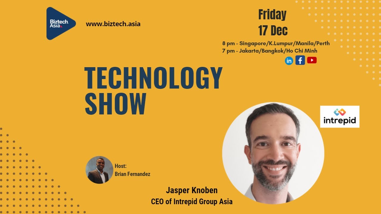 Biztech Technology Show Featuring Intrepid Group Asia - YouTube