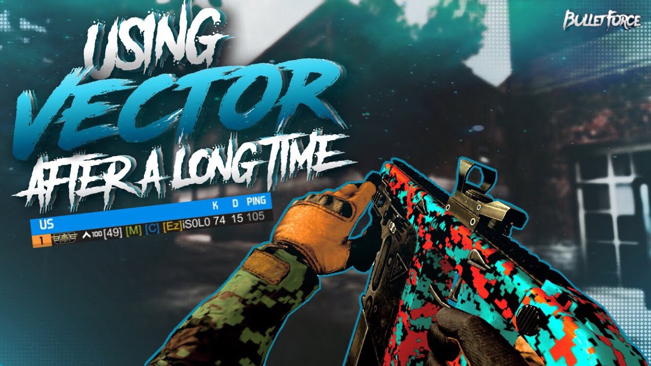 [Bullet Force] Vector GamePlay | Using it After a Long Time - YouTube