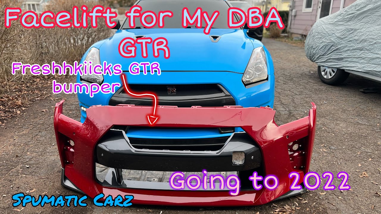 My GT-R is getting a facelift going from DBA to 17+ EBA front bumper ...