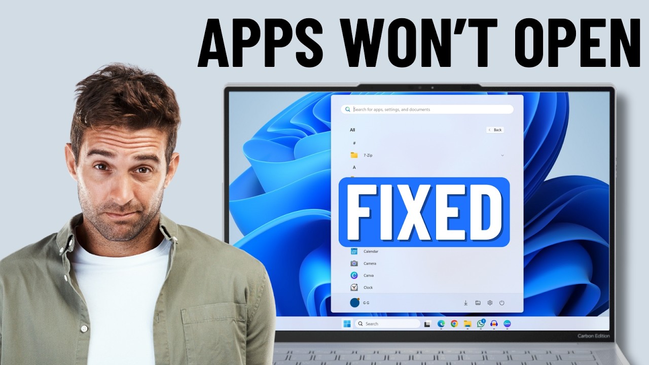 [FIXED] Apps Not Opening on Windows 11 - YouTube