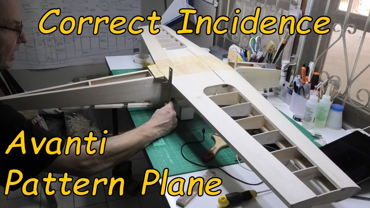 Avanti Pattern Plane Pt 9 - Wings, Getting the Correct Incidence - 60 ...