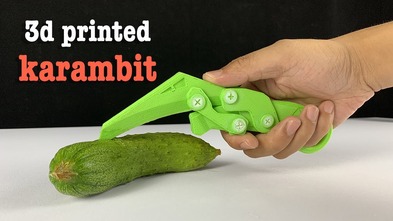 3D printed karambit | Making this toy is fun - YouTube
