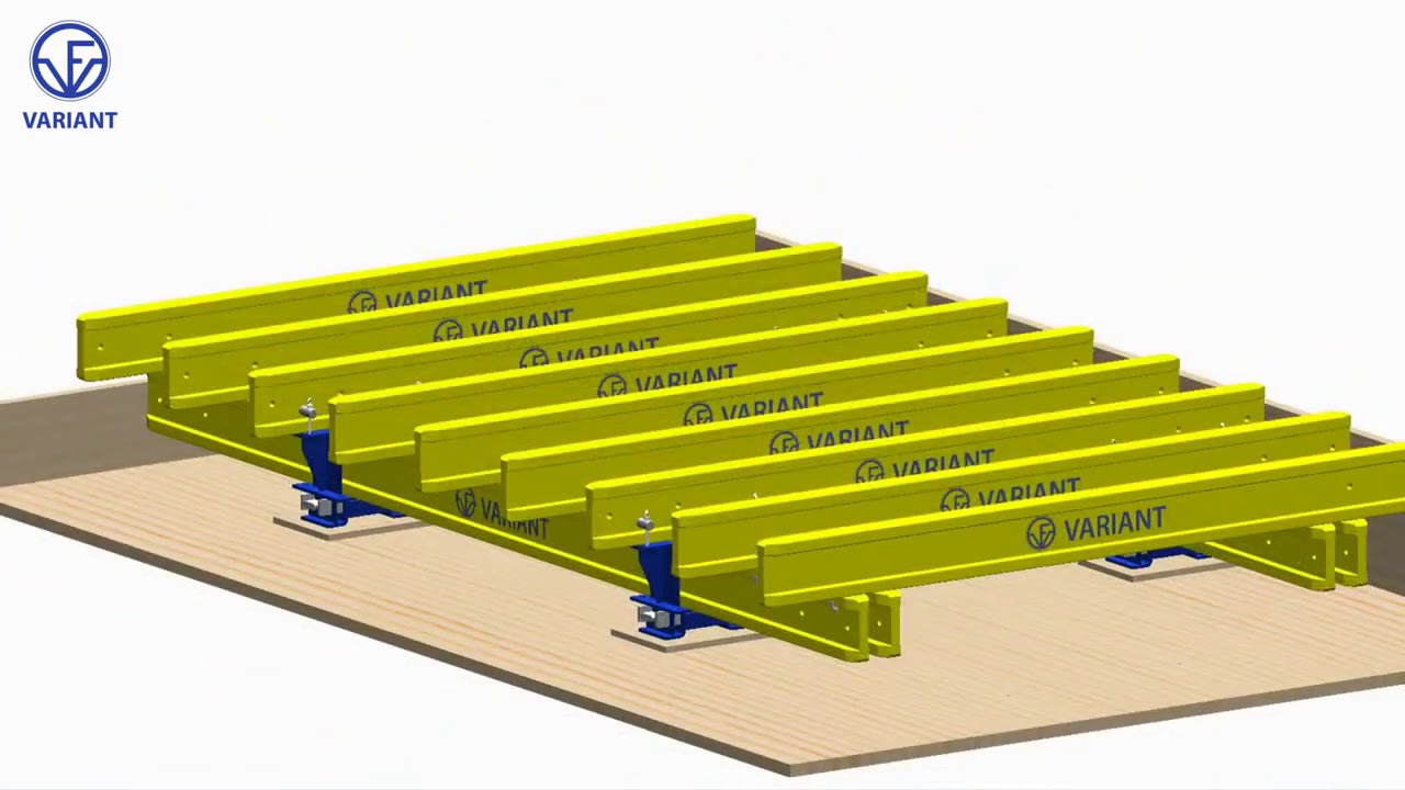 Formwork tables Varitable. Variant Factory Ltd - YouTube