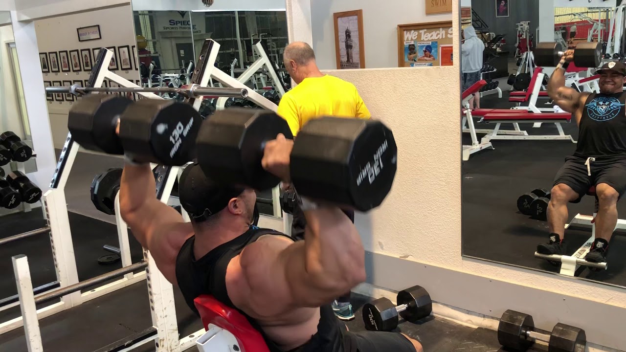 Heavy shoulder press - YouTube
