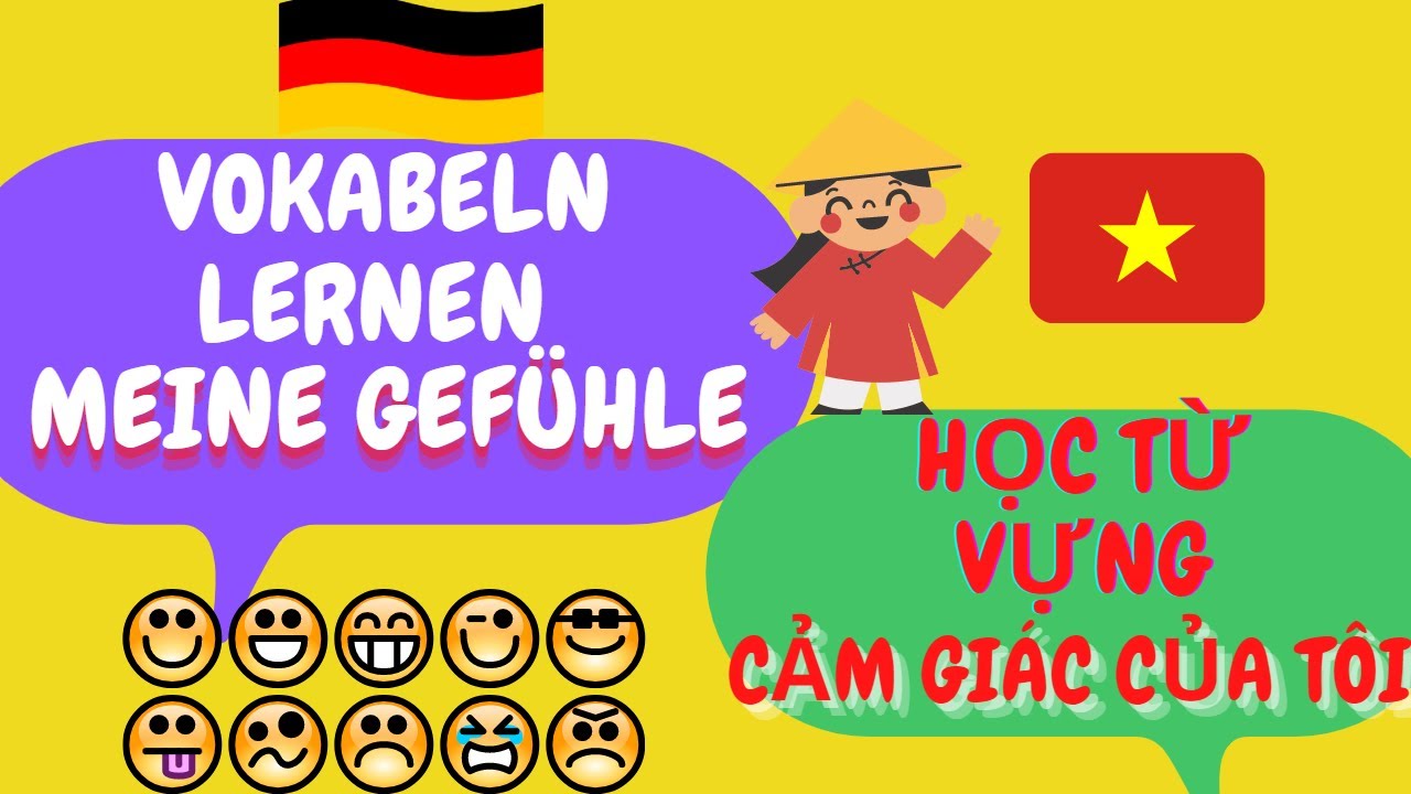 Meine Gefühle | Deutsch lernen | Vokabeln lernen | Deutsch A1 A2 ...