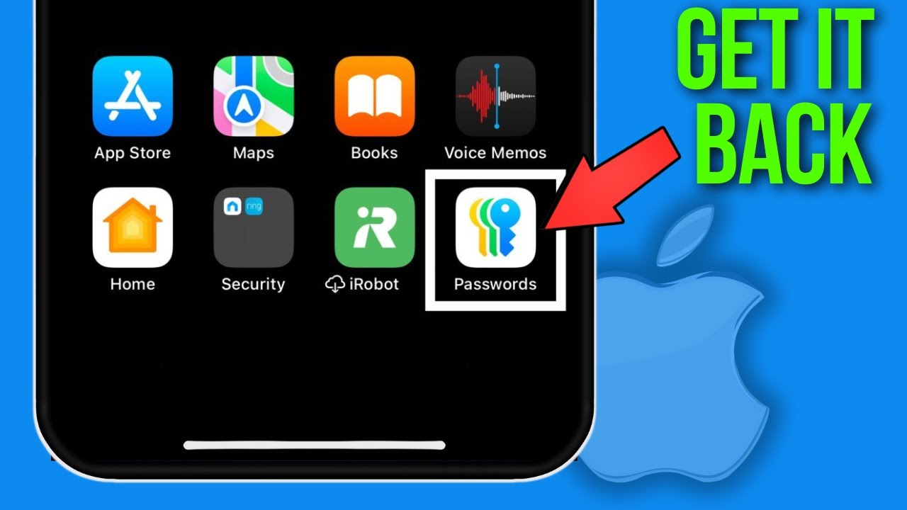 Fix Password icon is Missing on iPhone after iOS 18 Update (Passwords ...