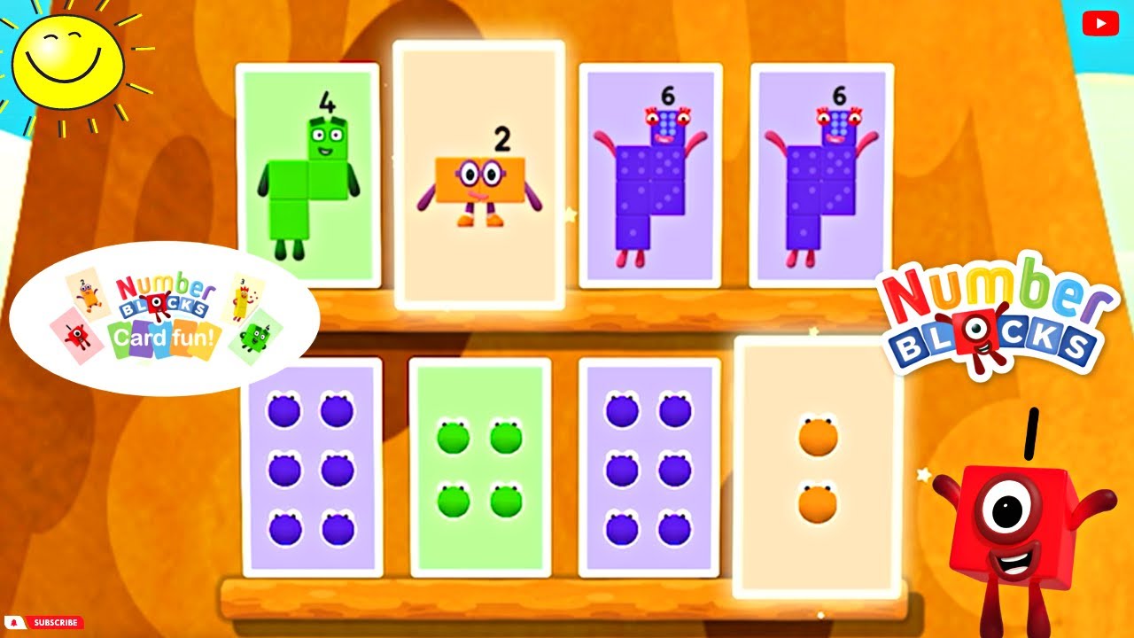 Numberblocks Card Fun - Match the Cards | Number Memory Game | Turn ...