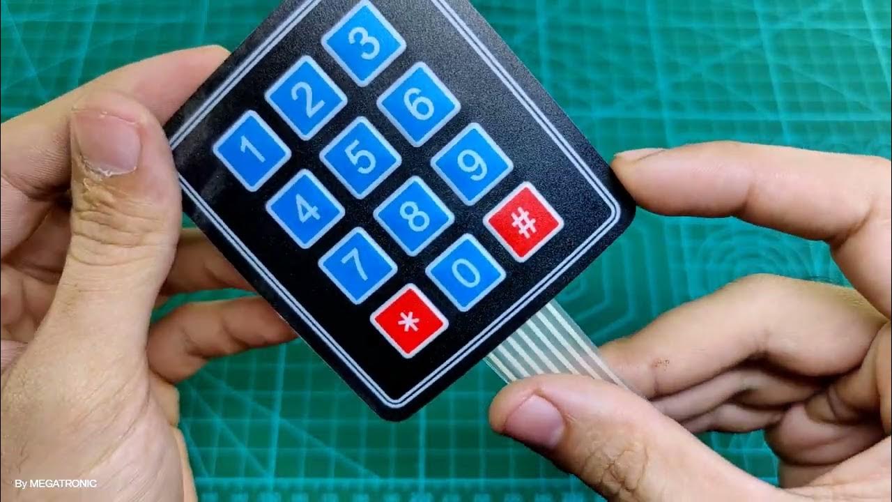 KEY12-C6 | Keypad 4x3 Matrix Array 12 Keys keyboard Arduino - YouTube