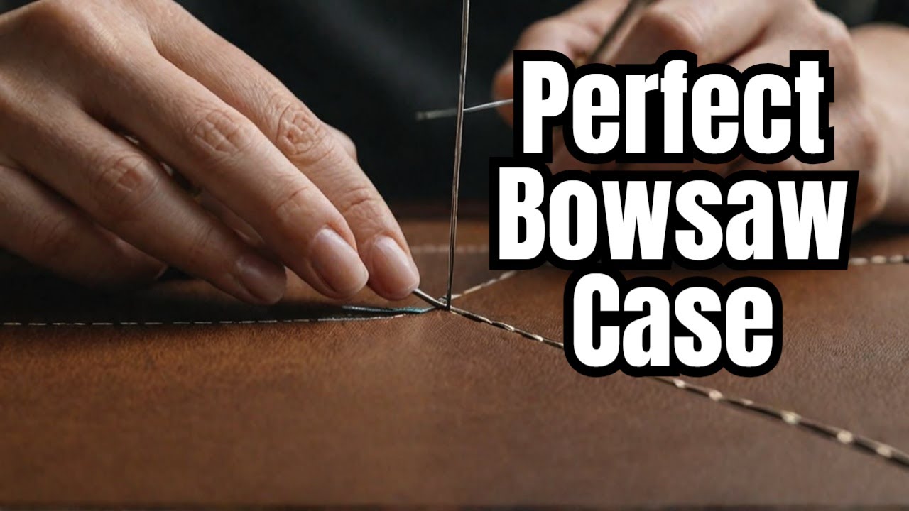 DIY Leather Bowsaw Case: Crafting a Stylish Solution - YouTube