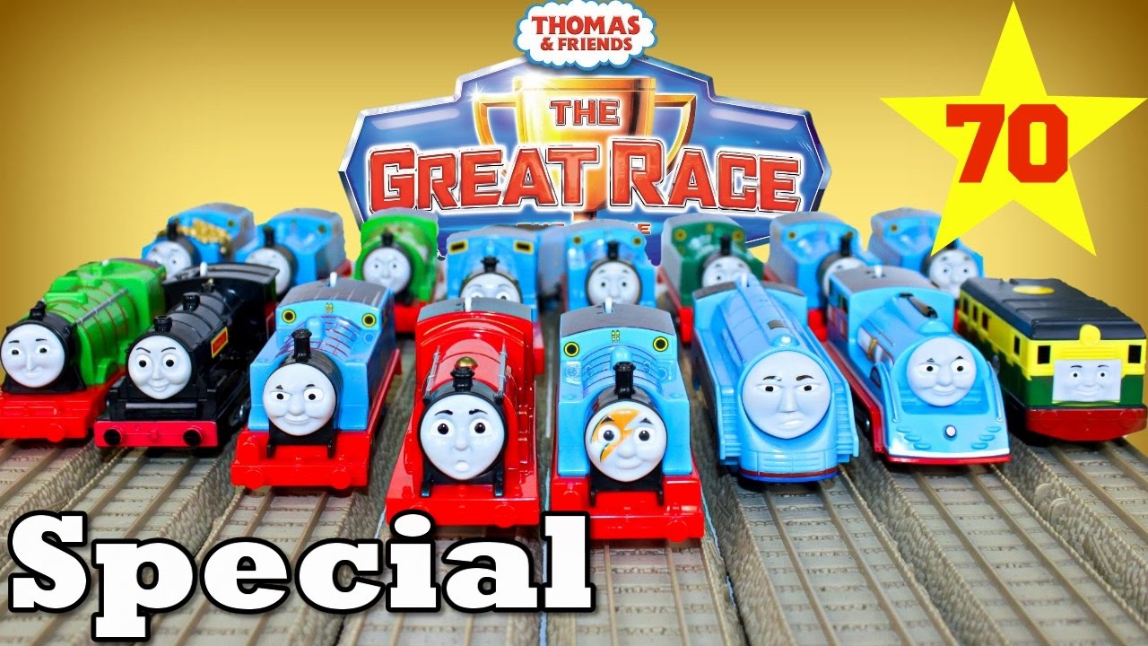 SPECIAL!! New Biggest Thomas and Friends The Great Race #70 TrackMaster ...
