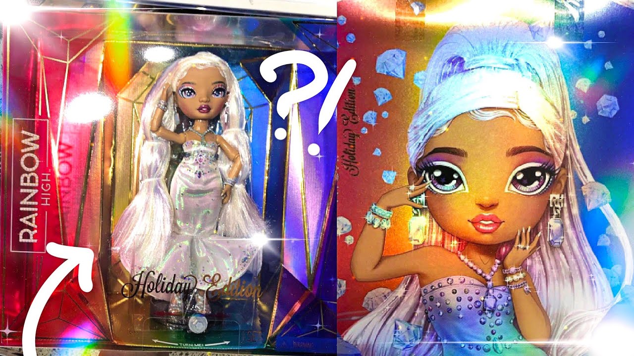 🌈 RAINBOW HIGH 🌈|2022 NEWS ️|Holiday Edition Roxie Grand Doll FIRST ...