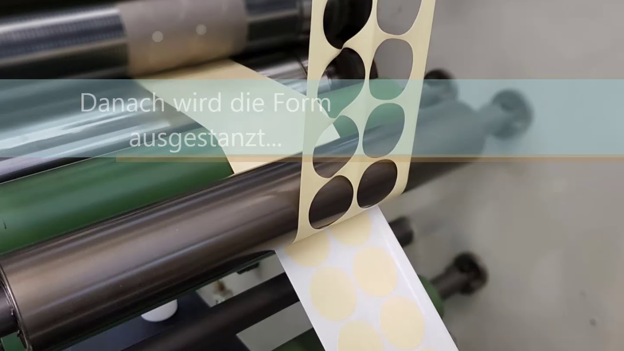 Klebepunkte (Ronden) mit Slitback von der Christian Zang GmbH - YouTube