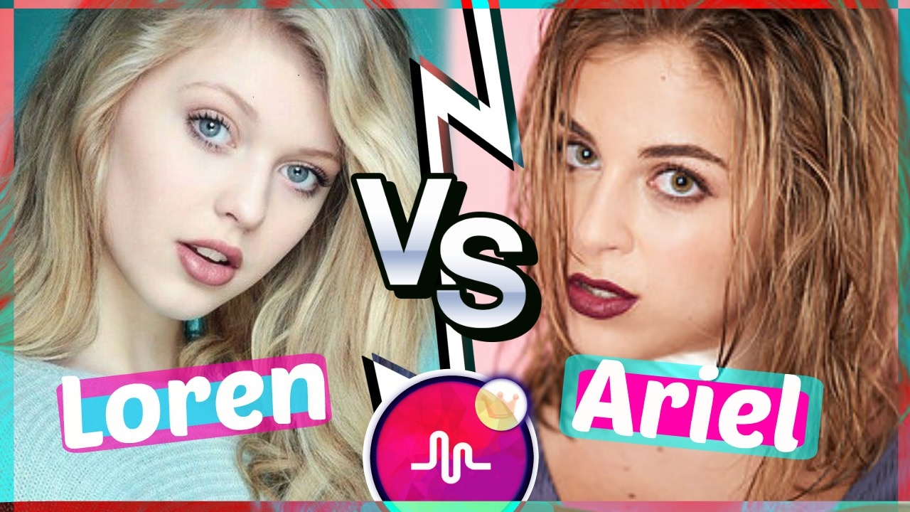 Loren Beech VS Baby Ariel Musical.ly Battle | Best Musers 2017 - YouTube
