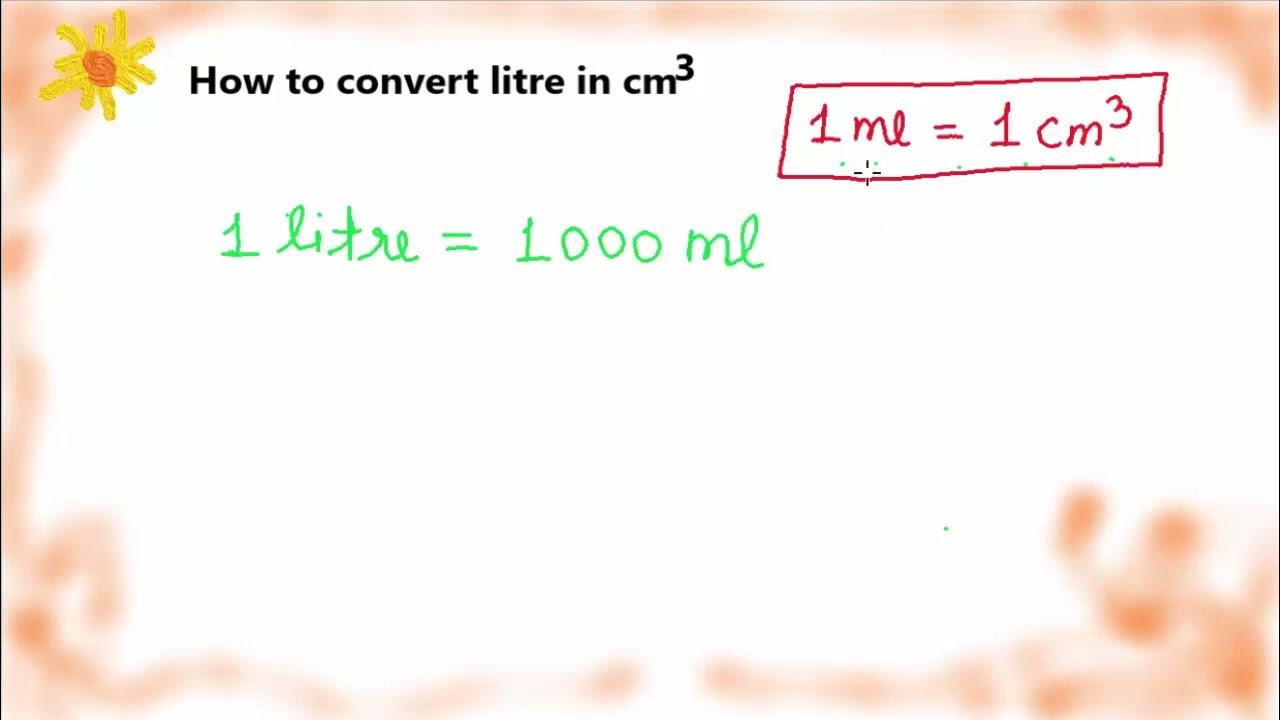 how-to-convert-liter-in-cm-3-dimensional-analysis-iit-jee-physics