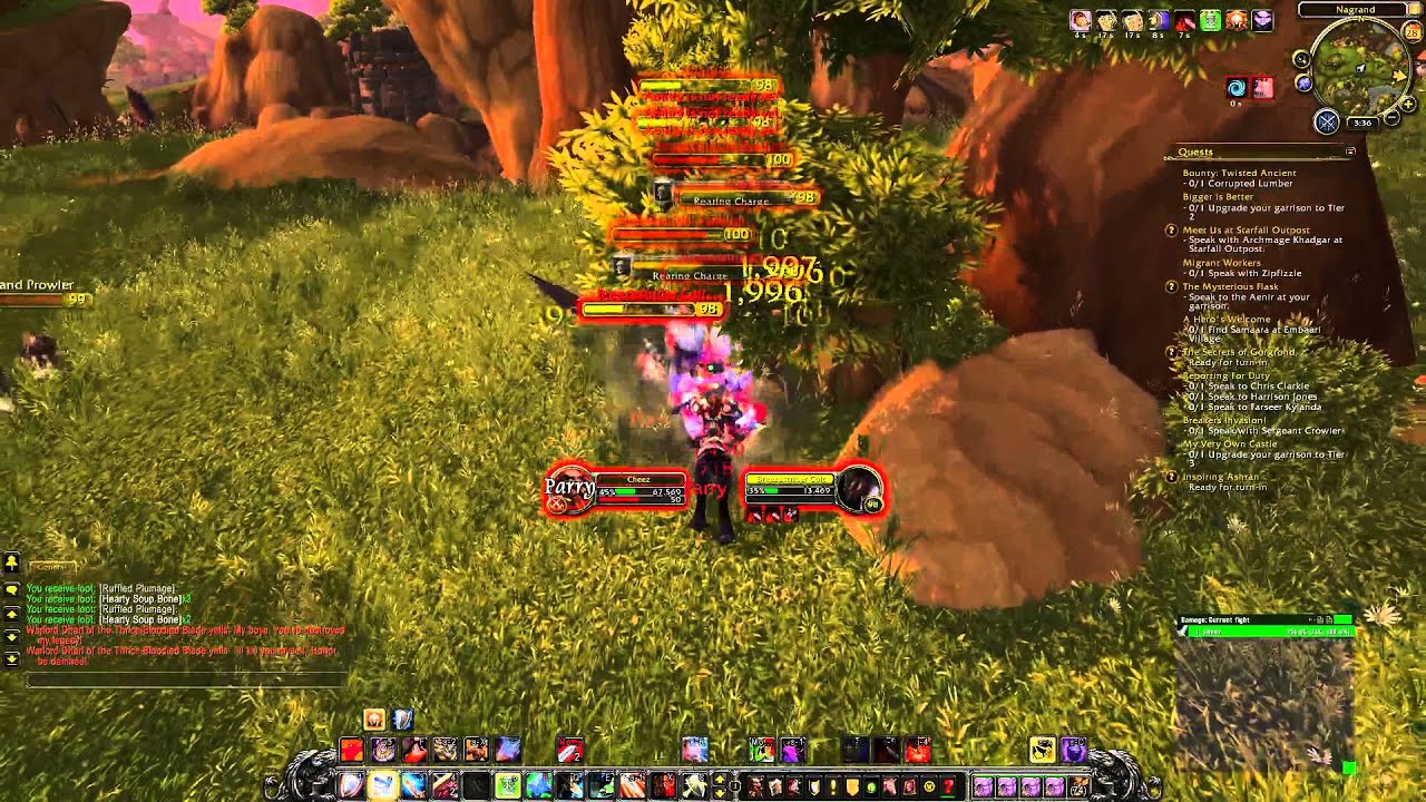 WoD Nagrand: Mounted Combat - YouTube