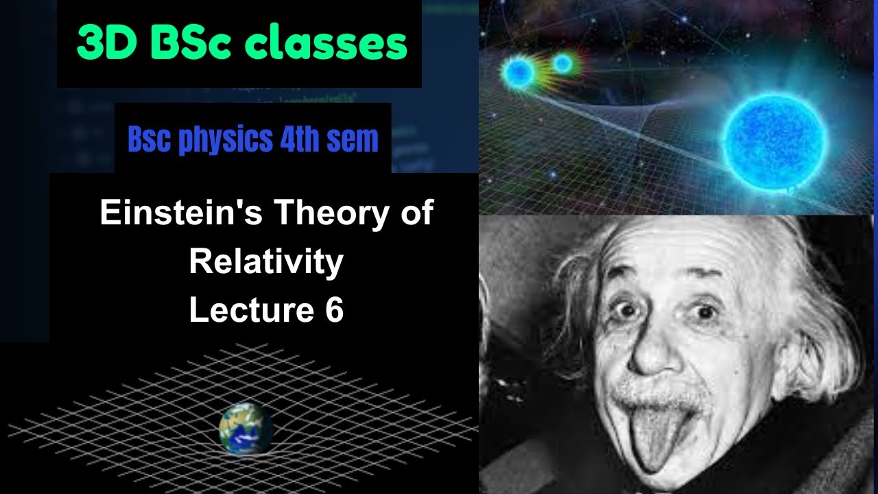 Einsteins Theory Of Relativity Explained Unit1 Lecture6 3d Bsc