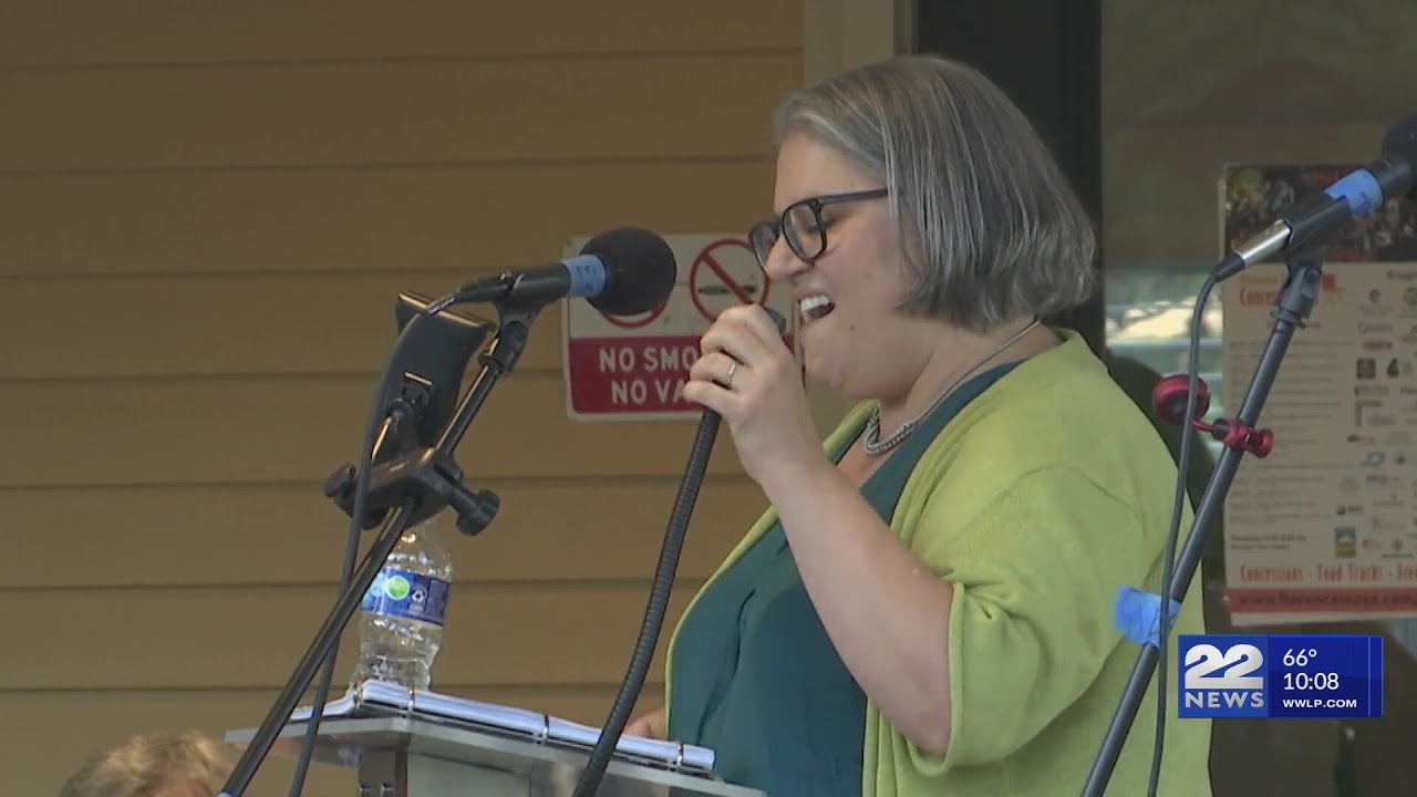 Mayor of Northampton holds re-election campaign party - YouTube