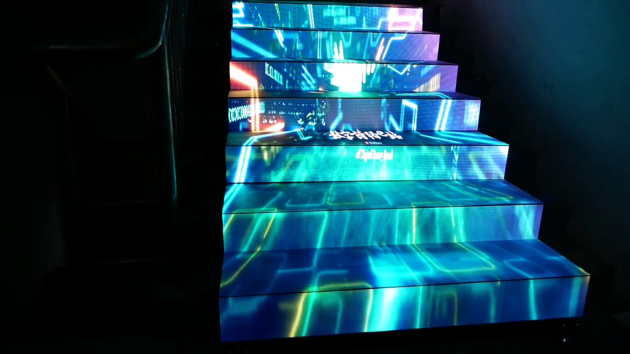 Stair LED Screen,China Stair Led Advertising Stair Led Sign Full Color ...