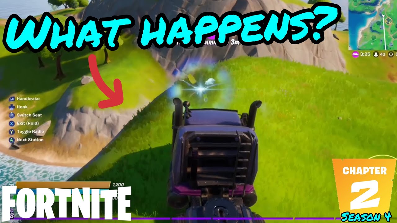 What happens when a car goes through a rift? / Fortnite - YouTube