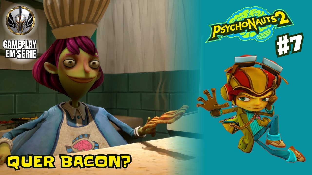 QUER BACON? | PSYCHONAUTS 2 ep 07 | Gameplay em Série - YouTube