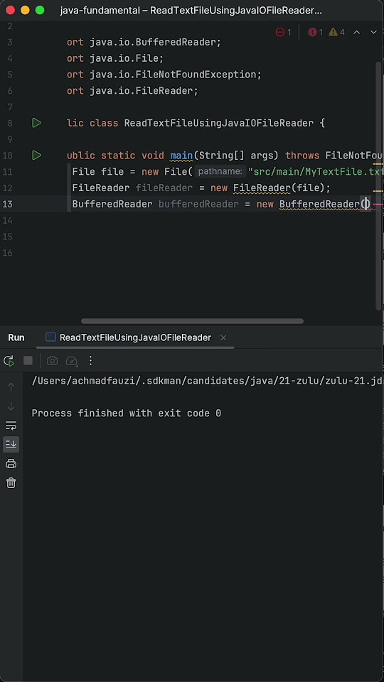 Java Fundamental Filereader Simplifying Text File Reading Youtube