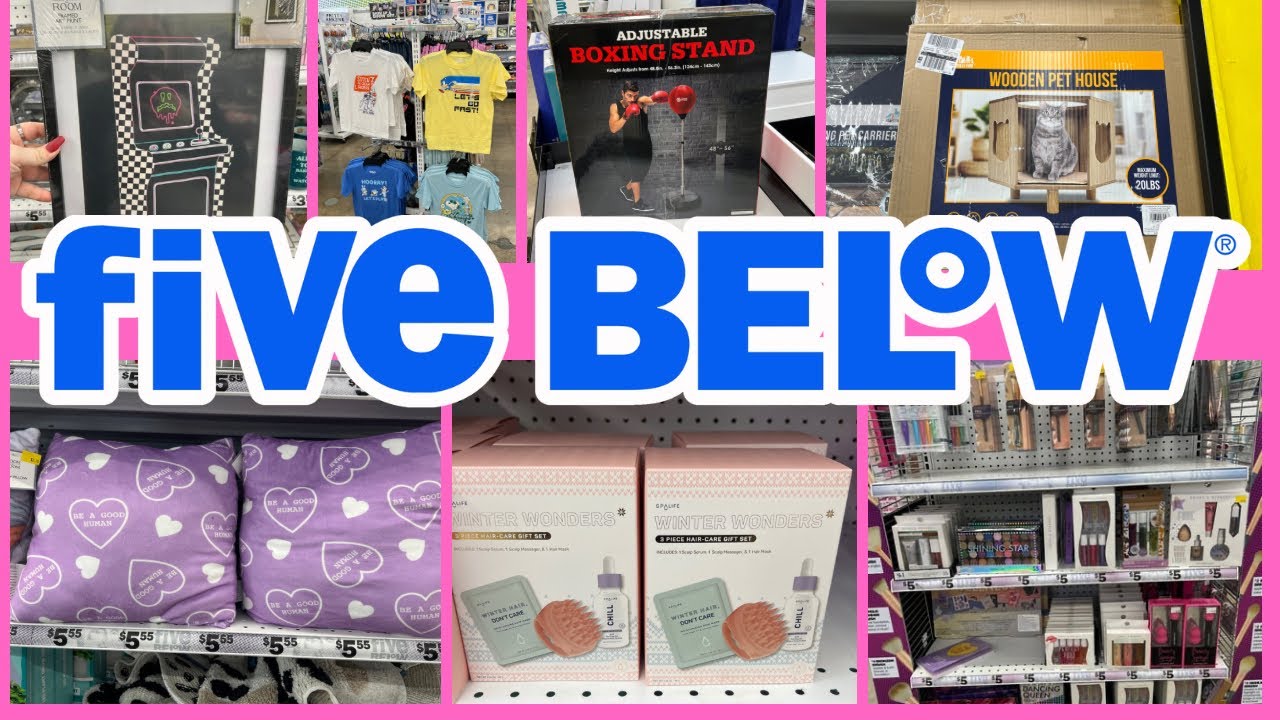 NEW FIVE BELOW SHOP WITH ME AMAZING NEW ITEMS IN STORE NOW - YouTube