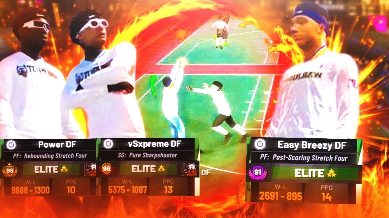 POWER DF vs EASY BREEZY • BEST REBIRTH BUILD + JUMPSHOT - DF vs DF NBA ...