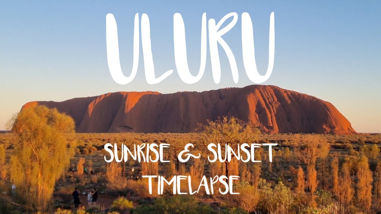 Uluru Sunrise and Sunset Timelapse - YouTube